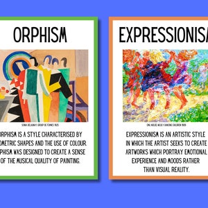 Art Classroom Posters - Art Movements Posters - Art Teaching Materials ...