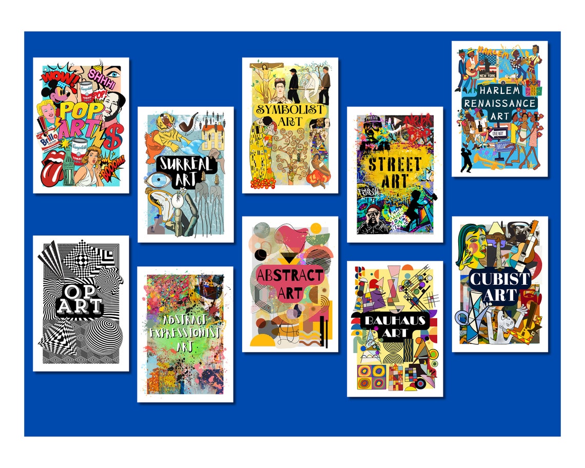 Art Classroom Posters - Art Genre Prints - Art Classroom Decor - 10 ...