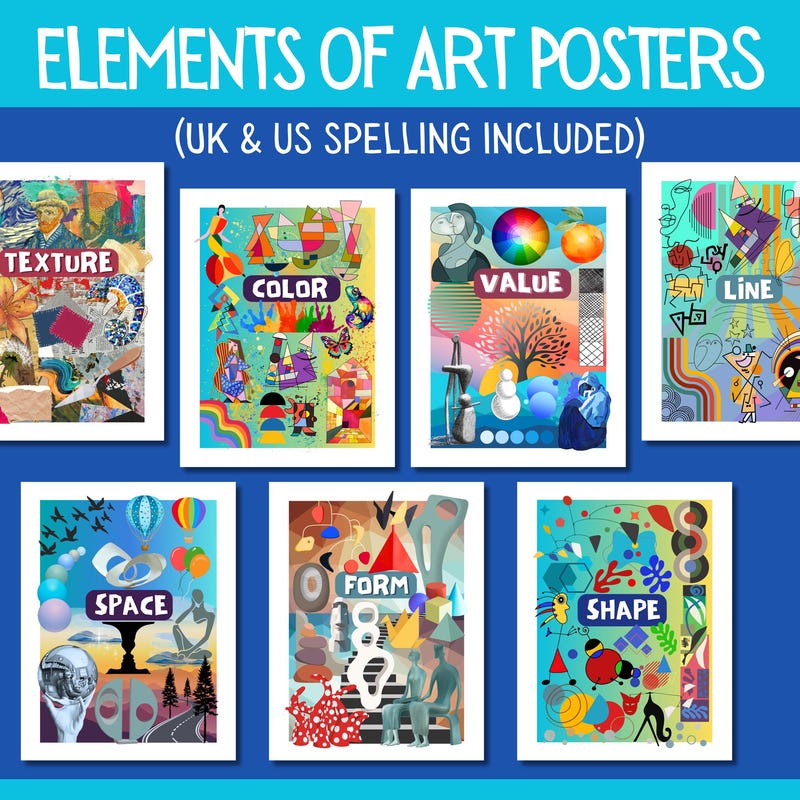 Elements of Art Posters - Etsy