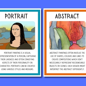 Art Room Poster Bundle, Art Style Posters, Posters for Art Classroom ...