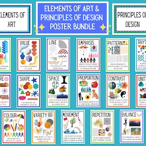 Art Classroom Poster Bundle - Art Classroom Posters - Art Teaching ...