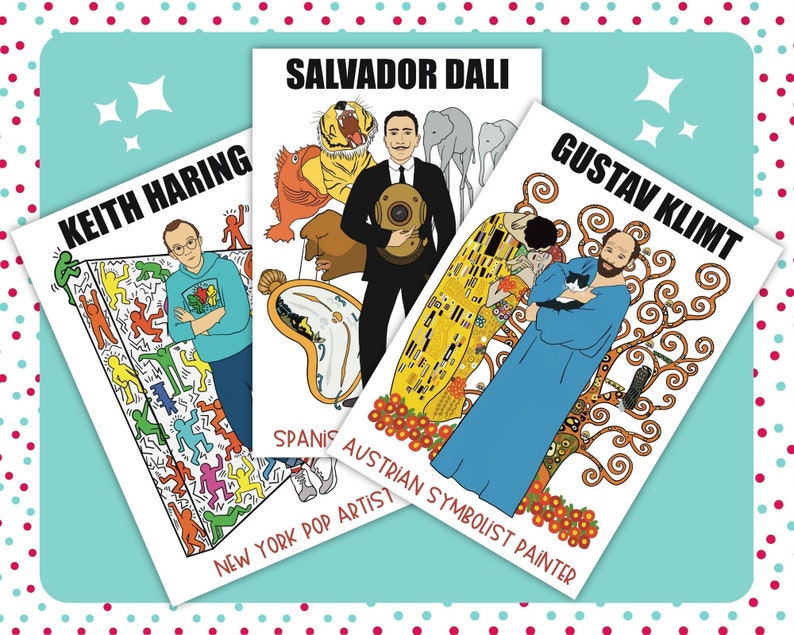 Art Room Posters, Famous Artist Posters Prints for Art Classroom ...