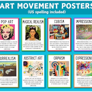 Art Classroom Poster Bundle - Art Classroom Posters - Art Teaching ...