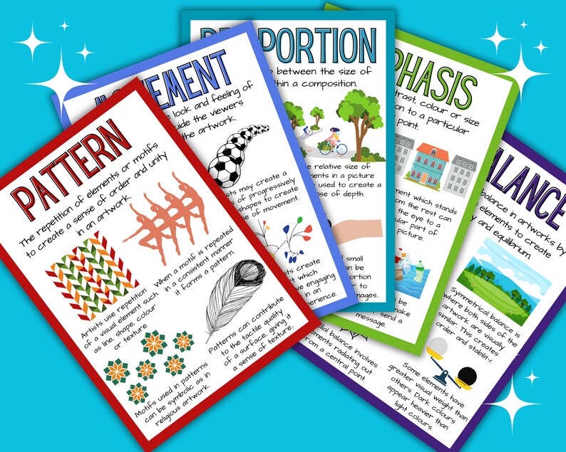 Principles of Design Classroom Posters - Art Classroom Posters ...