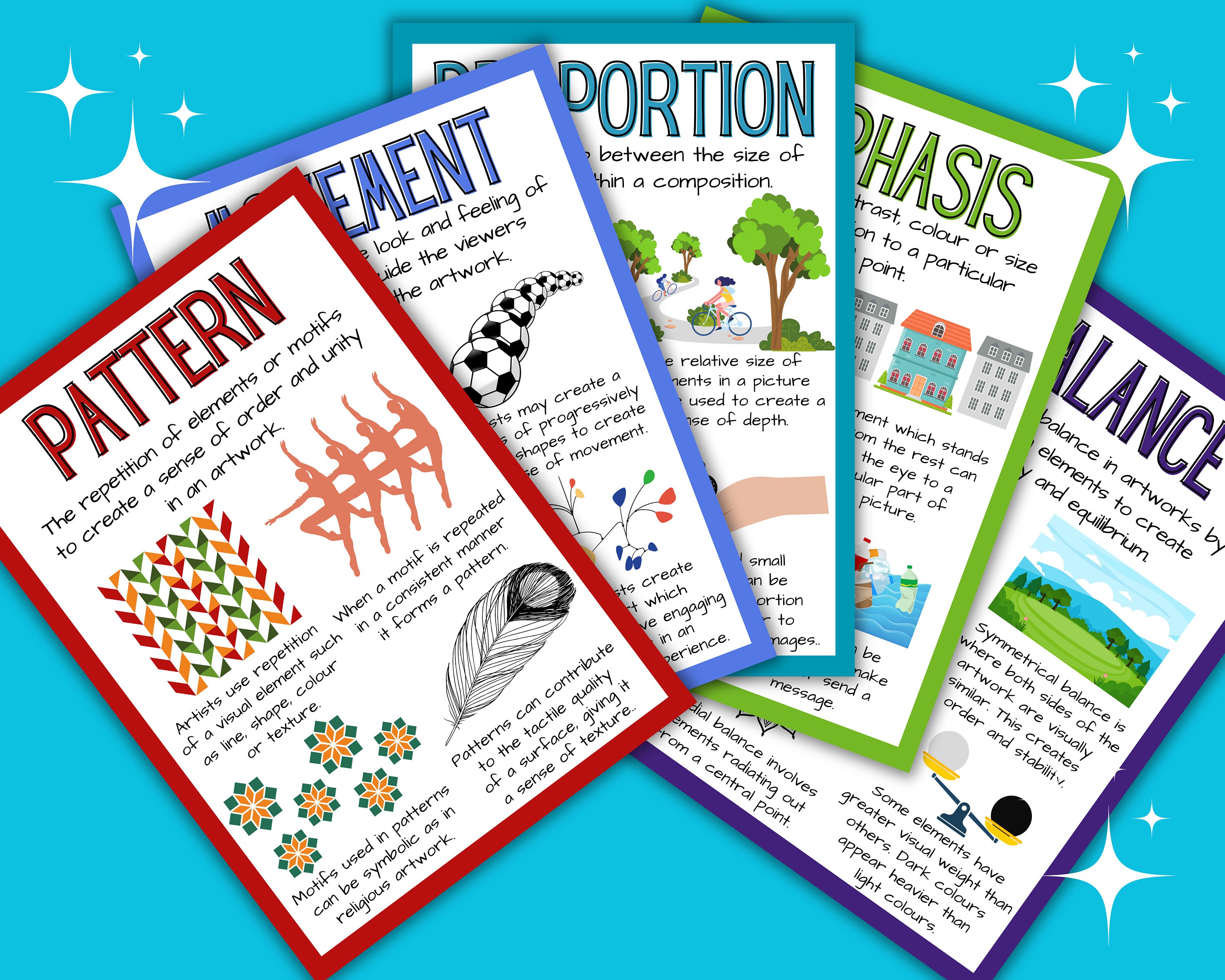 Principles of Design Classroom Posters - Art Classroom Posters ...