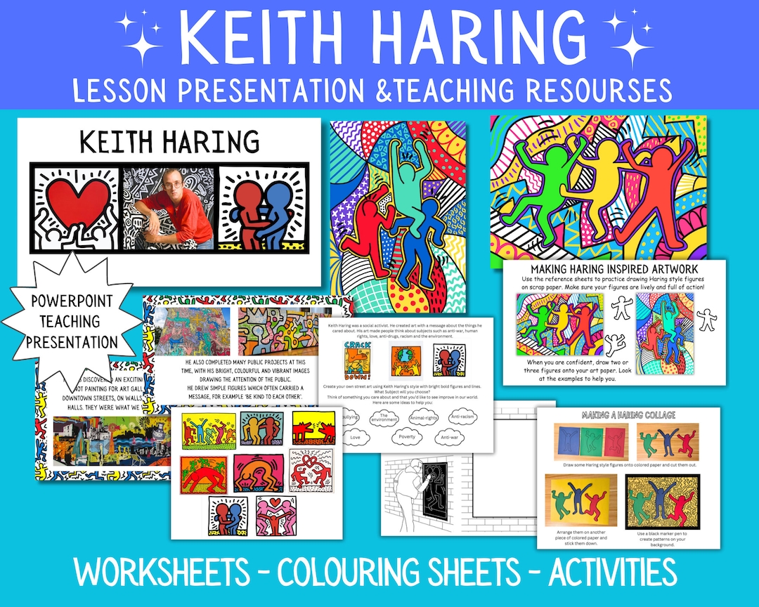 Keith Haring Teaching Resource With Lesson Presentation and Printable ...