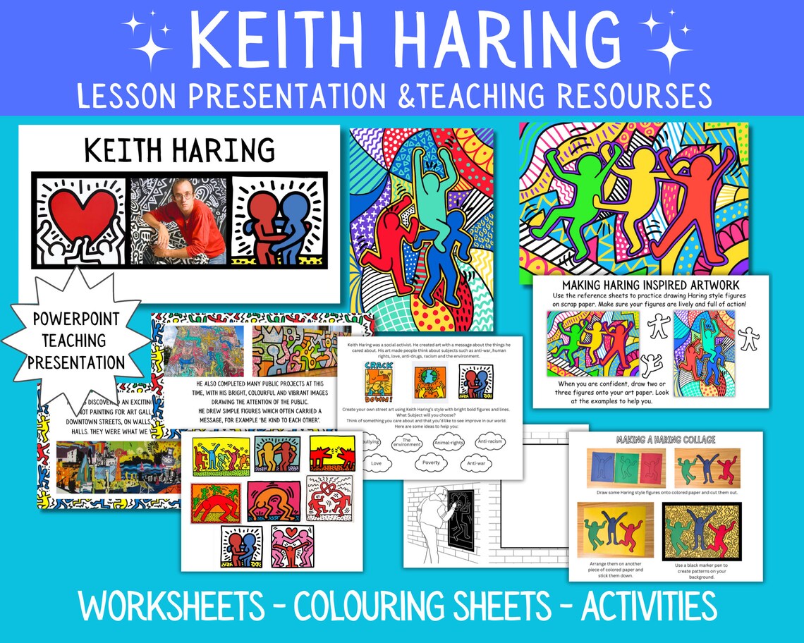 Keith Haring Teaching Resource With Lesson Presentation and Printable ...
