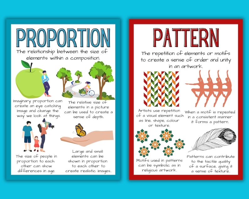 Principles of Design Classroom Posters Art Classroom Posters Elementary ...