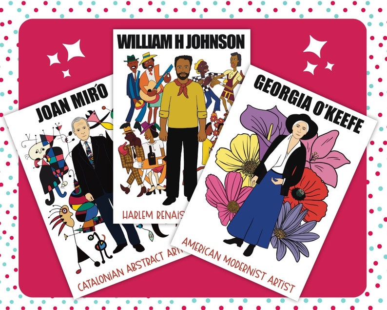 Art Room Posters, Famous Artist Posters Prints for Art Classroom ...