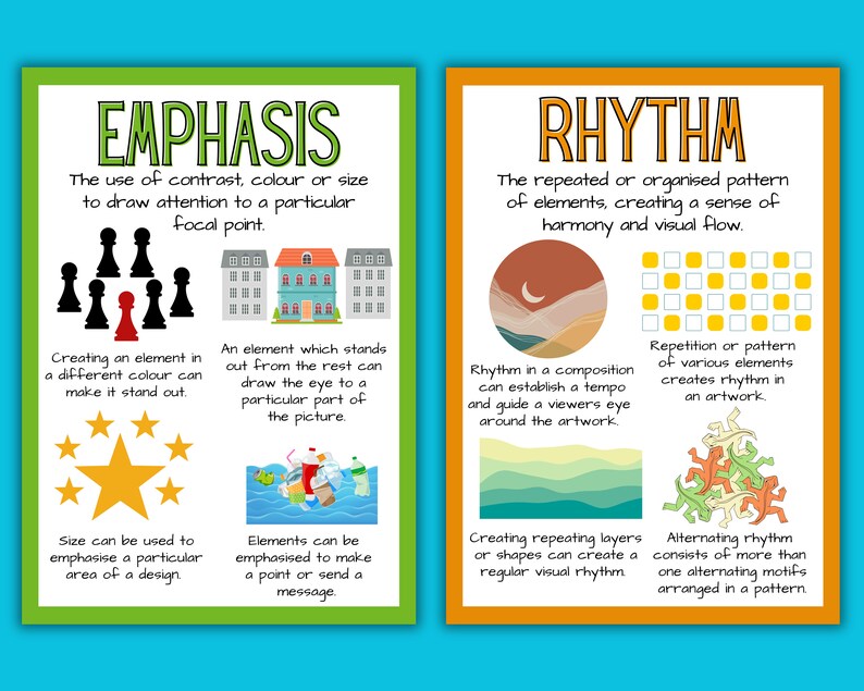 Principles of Design Classroom Posters - Art Classroom Posters ...