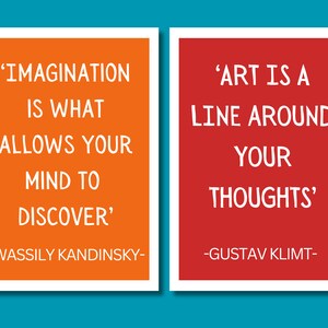 Artist Quotation Posters, Posters for Art Room, Famous Artist Posters ...