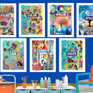 Elements of Art Posters - Etsy