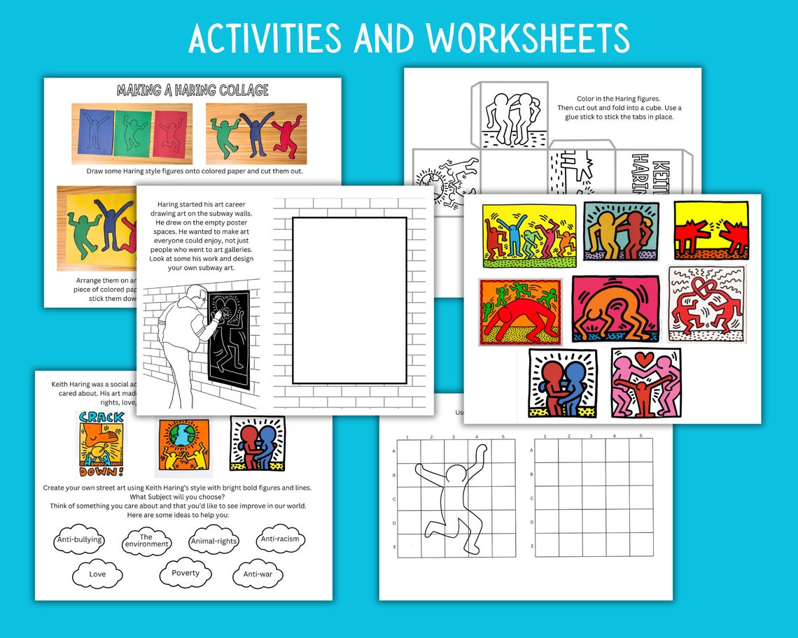 Keith Haring Teaching Resource With Lesson Presentation and Printable ...