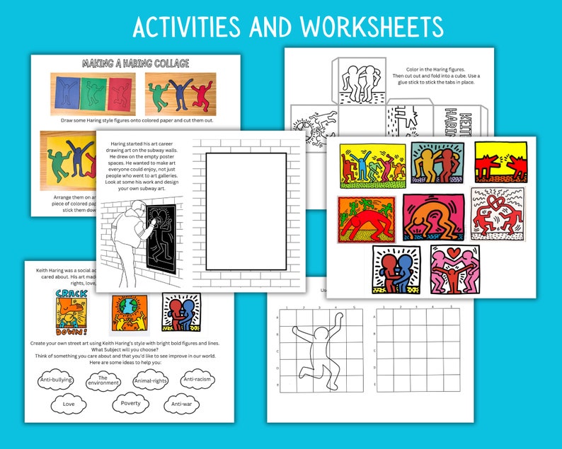 Keith Haring Teaching Resource With Lesson Presentation and Printable ...