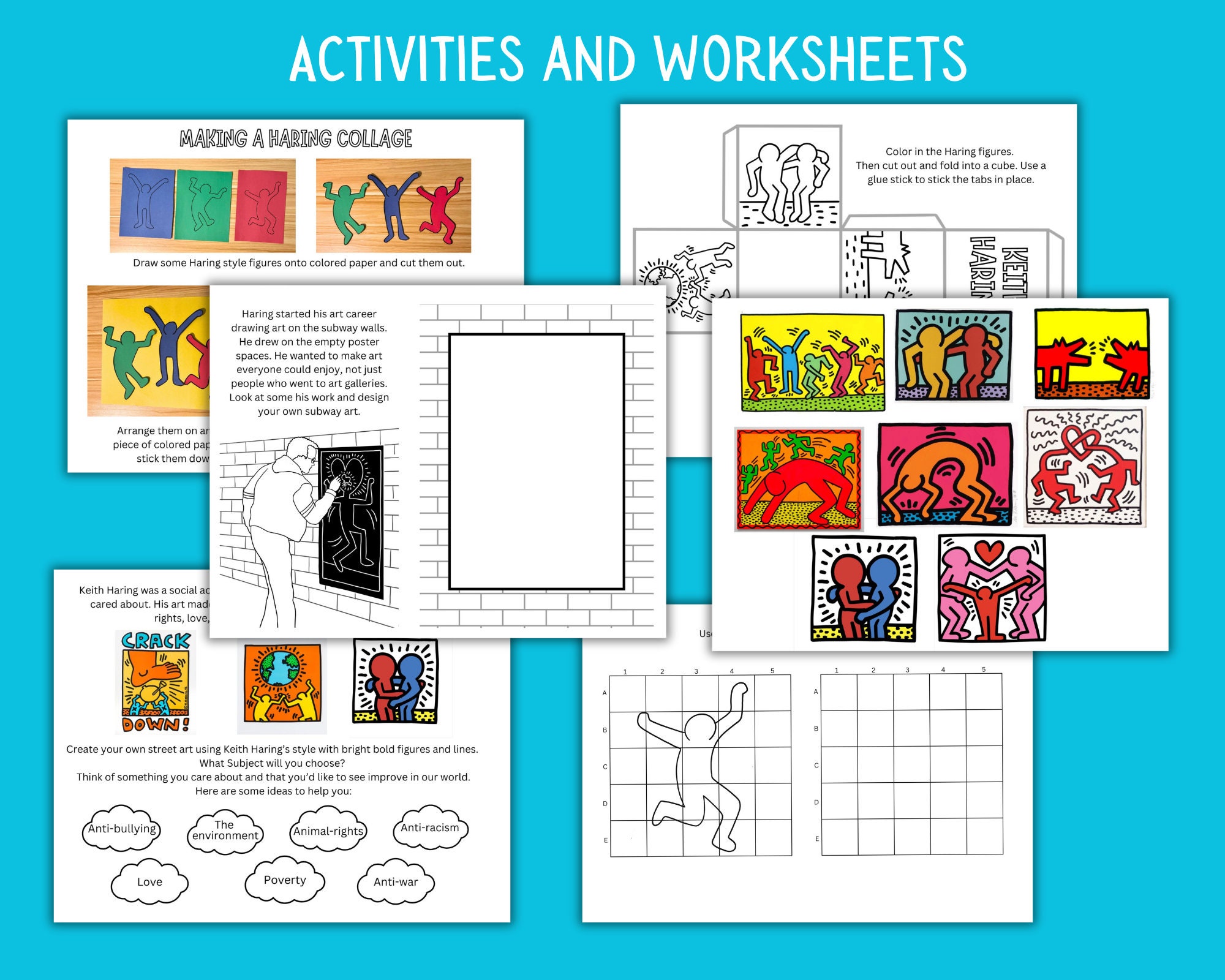 Keith Haring Teaching Resource With Lesson Presentation and Printable ...