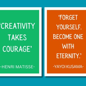 Artist Quotation Posters, Posters for Art Room, Famous Artist Posters ...