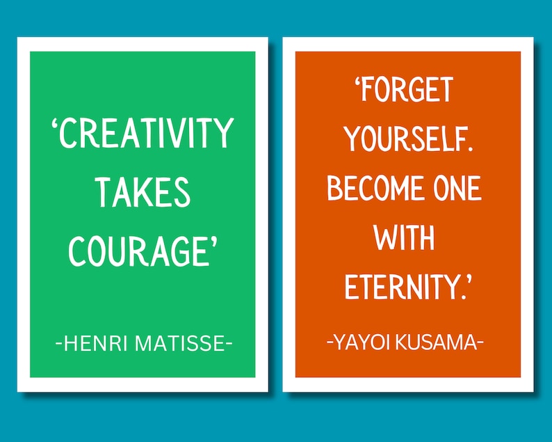 Artist Quotation Posters, Posters for Art Room, Famous Artist Posters ...