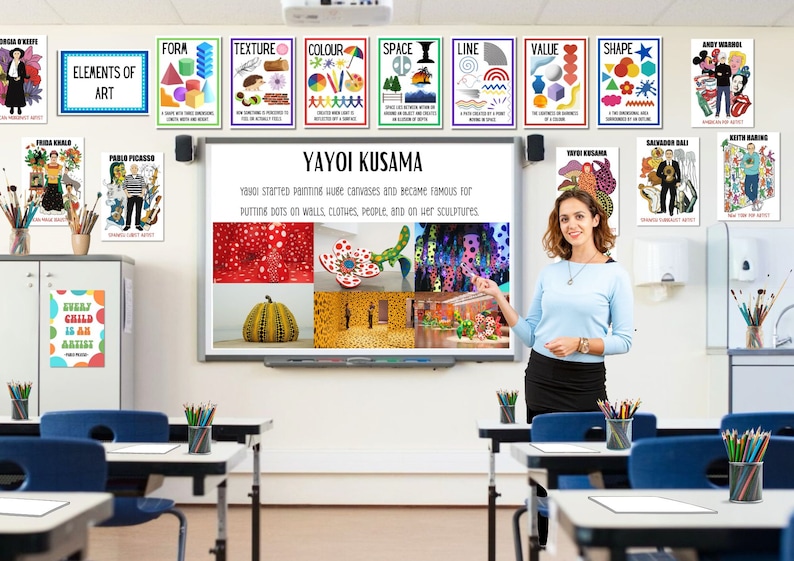 Elements of Art Posters, Art Classroom Decor, Printable Download, Art ...
