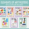 Classroom Rules Display Bundle, Art Classroom Room Rules, Boho Art Room ...
