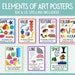 Elements of Art Posters, Art Classroom Decor, Printable Download, Art ...