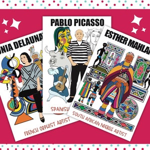 Art Room Posters, Famous Artist Posters Prints for Art Classroom ...