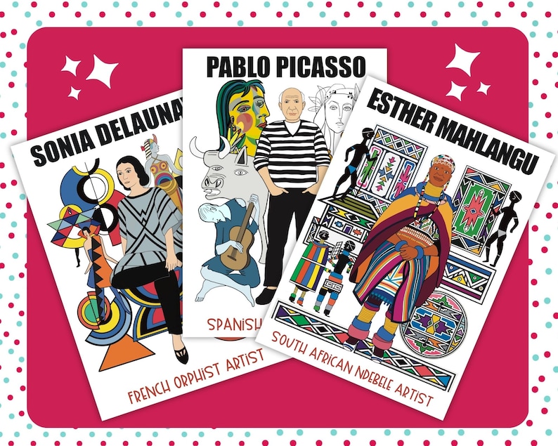 Art Room Posters, Famous Artist Posters Prints for Art Classroom ...