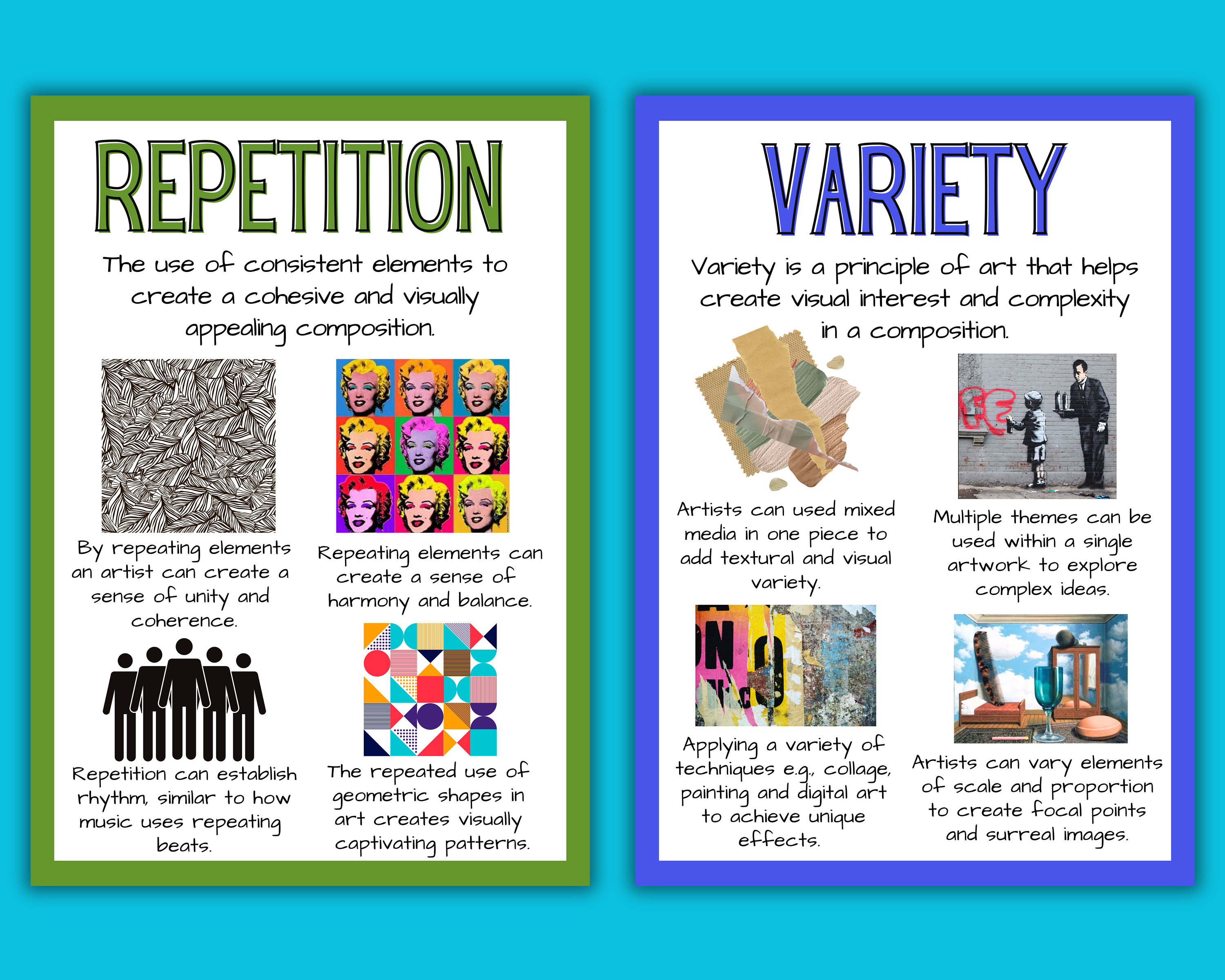 Principles of Design Classroom Posters - Art Classroom Posters ...