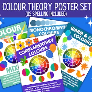 Colour Theory Poster Set - Art Classroom Posters - Art Teaching Posters ...