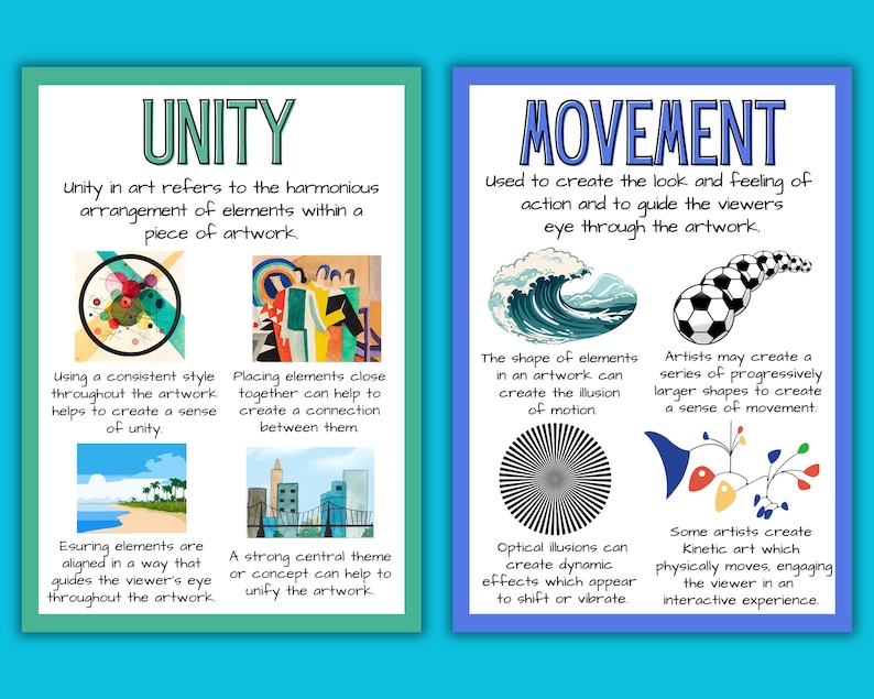 Principles of Design Classroom Posters - Art Classroom Posters ...