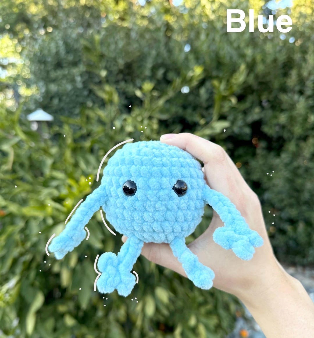 Stress Blob Plushie - Etsy