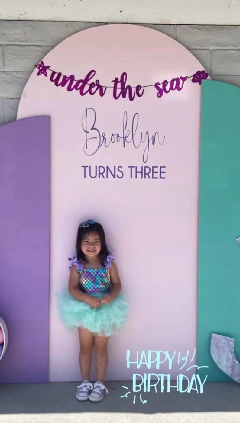 Handmade Mermaid Costume: Baby Romper Dress, Birthday Photoshoot Outfit ...