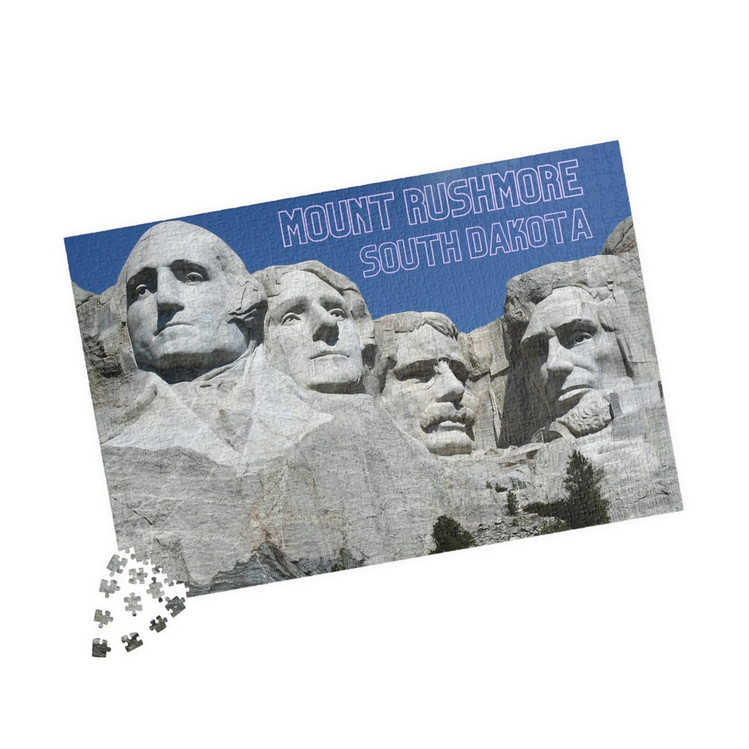 Mount Rushmore Jigsaw 1014-piece National Monument Picture Puzzle ...