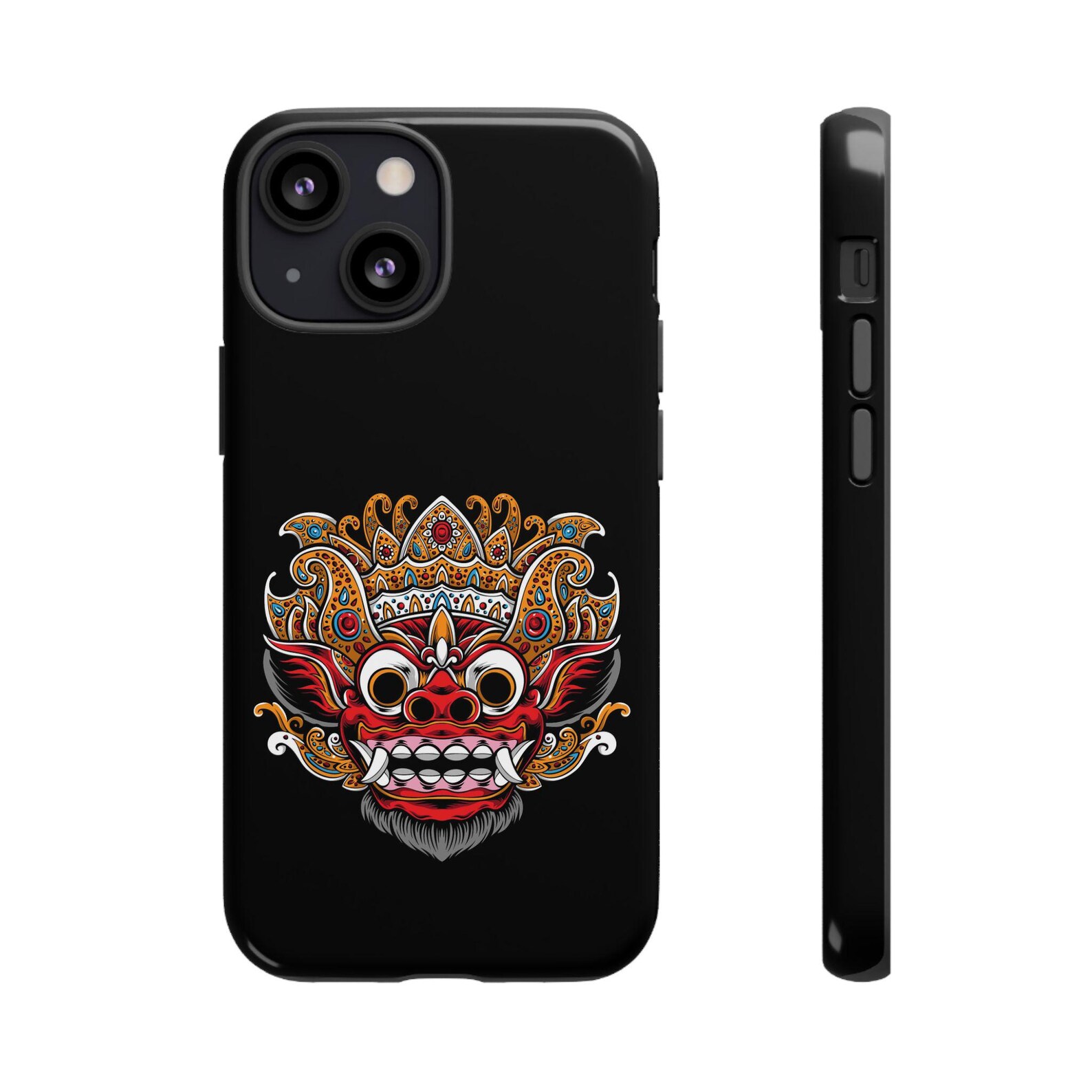 Indonesian Bali Balinese Barong Mask Printed Cell Phone Case for iPhone ...