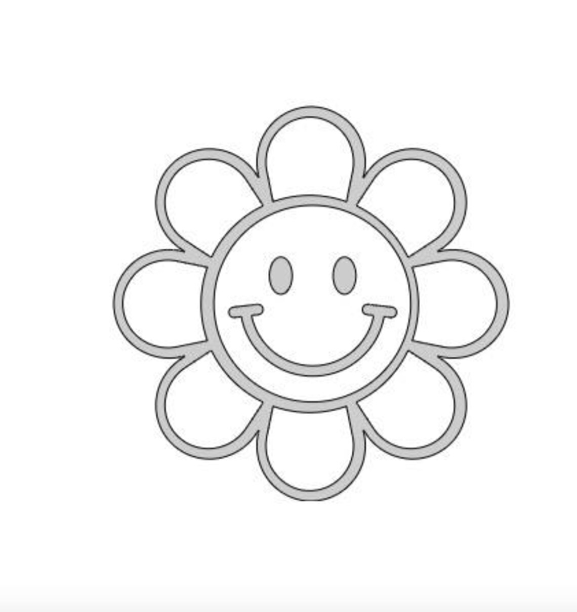 Daisy Smiley Face Car Decal - Etsy