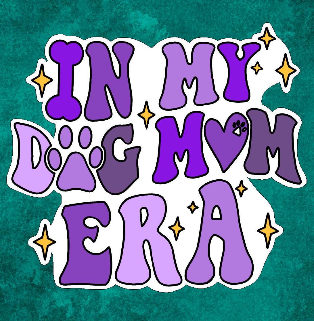 Purple Dog Mom Era Sticker - Etsy