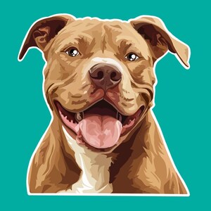 Pitbull Sticker - Etsy