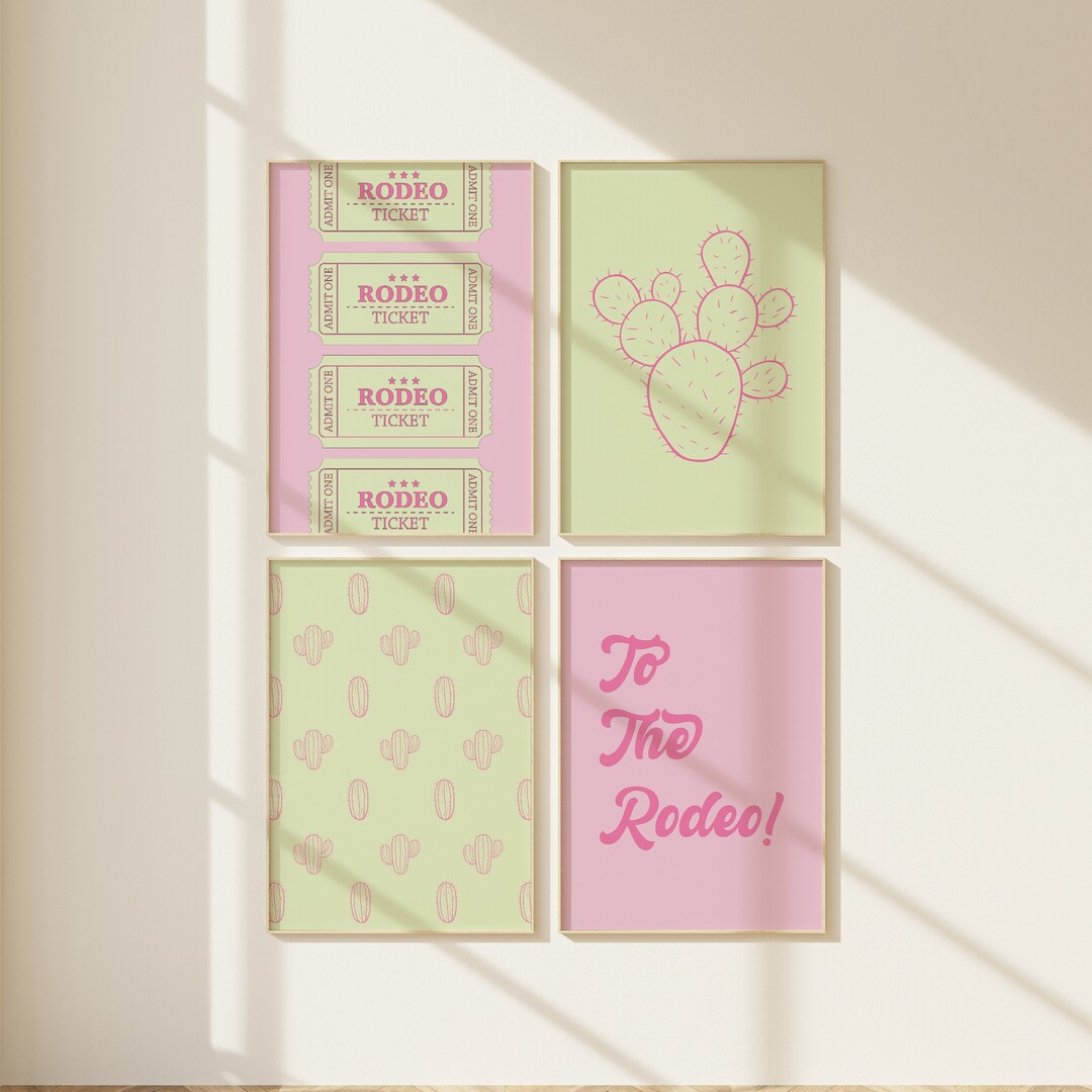 Disco Cowgirl Poster Print, Cowgirl Wall Art, DIGITAL PRINTS, Western ...