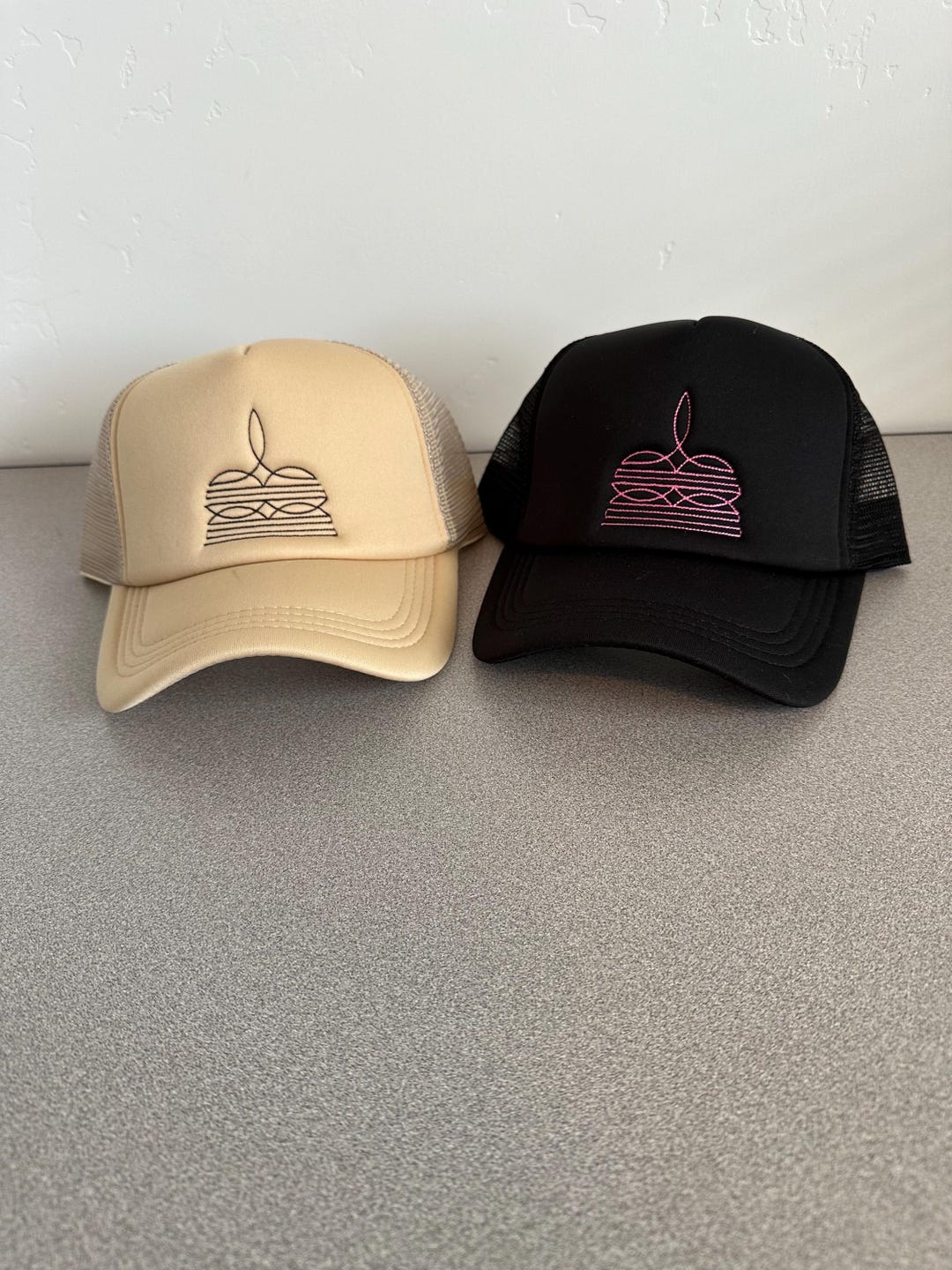 Boot Stitch Trucker Hat - Etsy