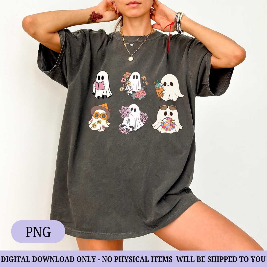 Cute Ghost Png, Bougie Ghost Png, Halloween PNG, Coffee Ghost Png ...