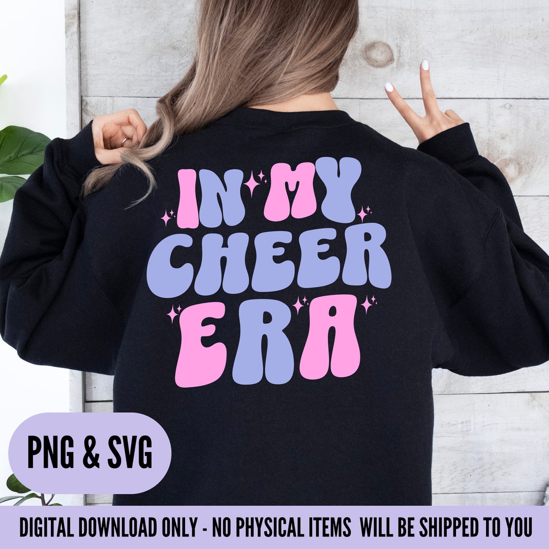 In My Cheer Era Svg,in My Cheer Era Png, Cheer Mom Era Svg, Cheer Svg ...