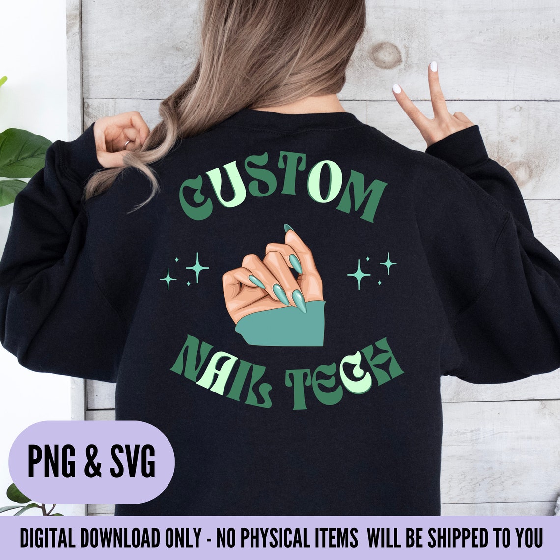 Custom Nail Tech Sublimation Design, Graphic Design for Nail ...