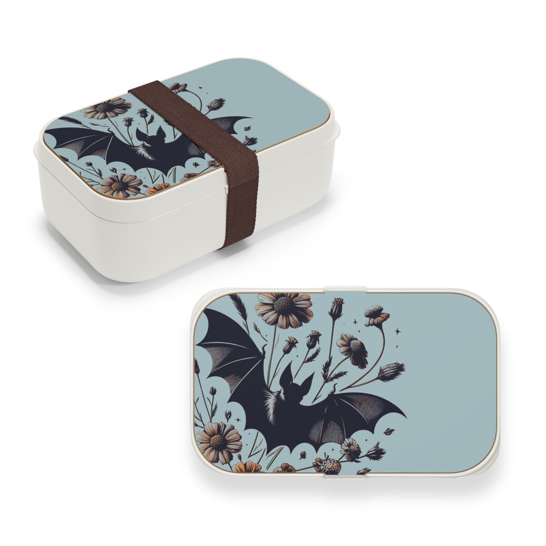 Goth Bat Bento Lunch Box, Dark Academia Accessories, Cottagecore Boho ...