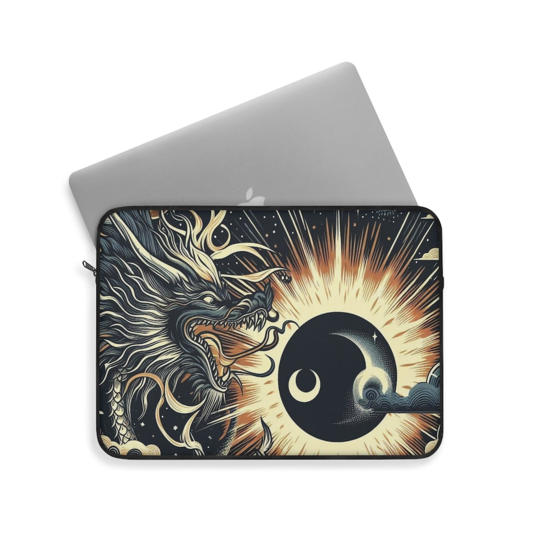 Retro Dragon Laptop Case, 12, 13, 15 Fantasy Office Supplies, High ...