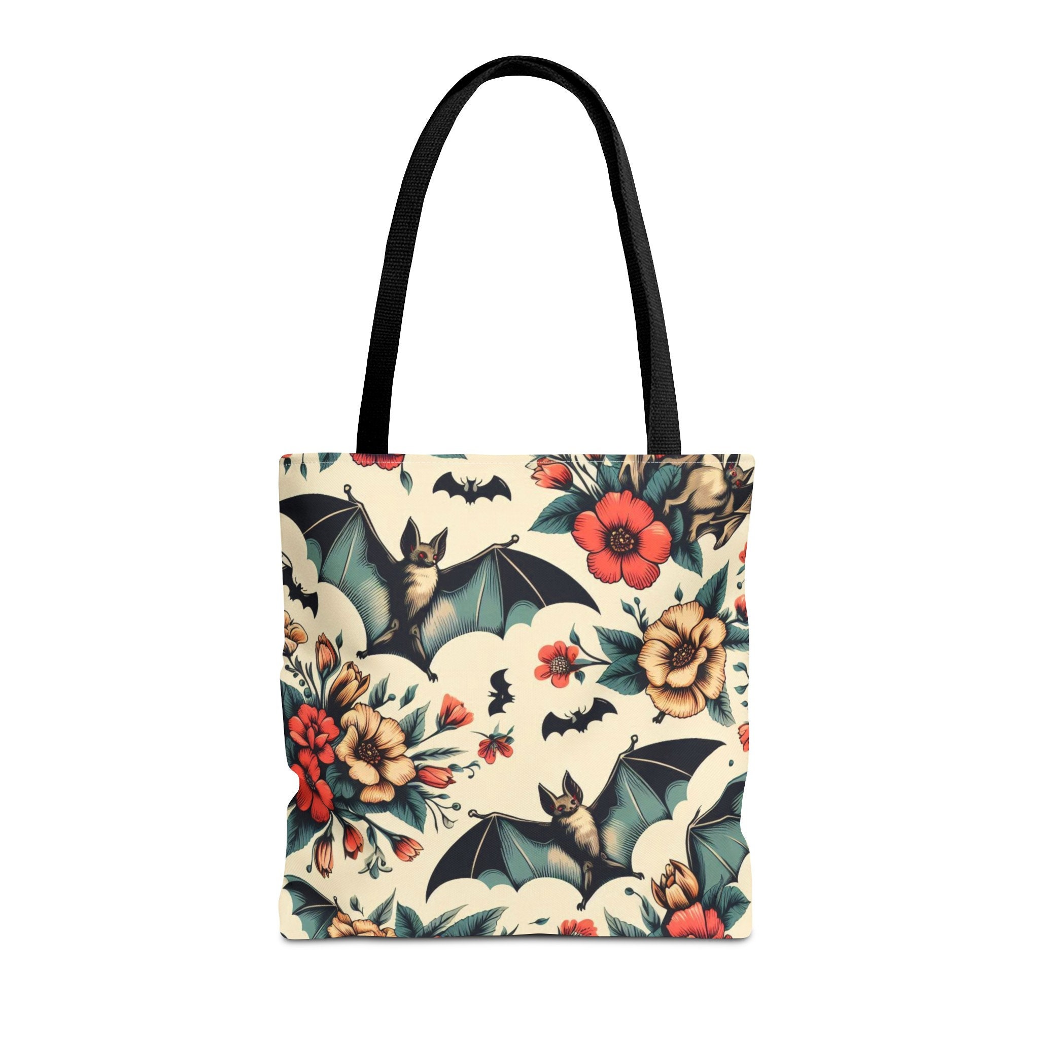 Bat Halloween Gothic Purse Bag, Goth Bag, Bats Print, Dark Academia ...