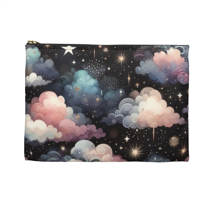 Pastel Midnight Clouds Pencil Case, Dark Cottagecore Accessories ...