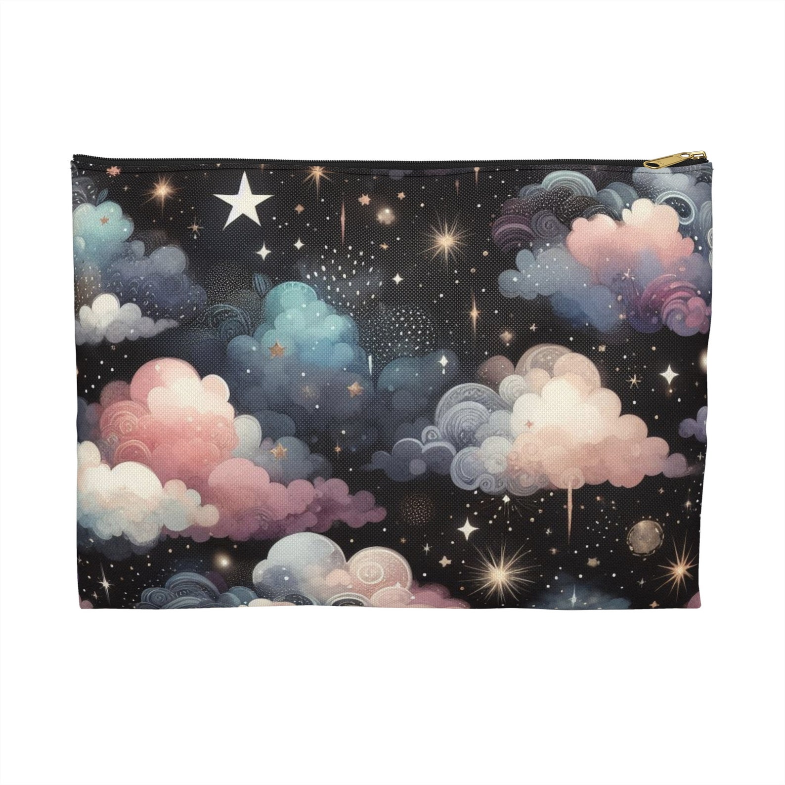 Pastel Midnight Clouds Pencil Case, Dark Cottagecore Accessories ...