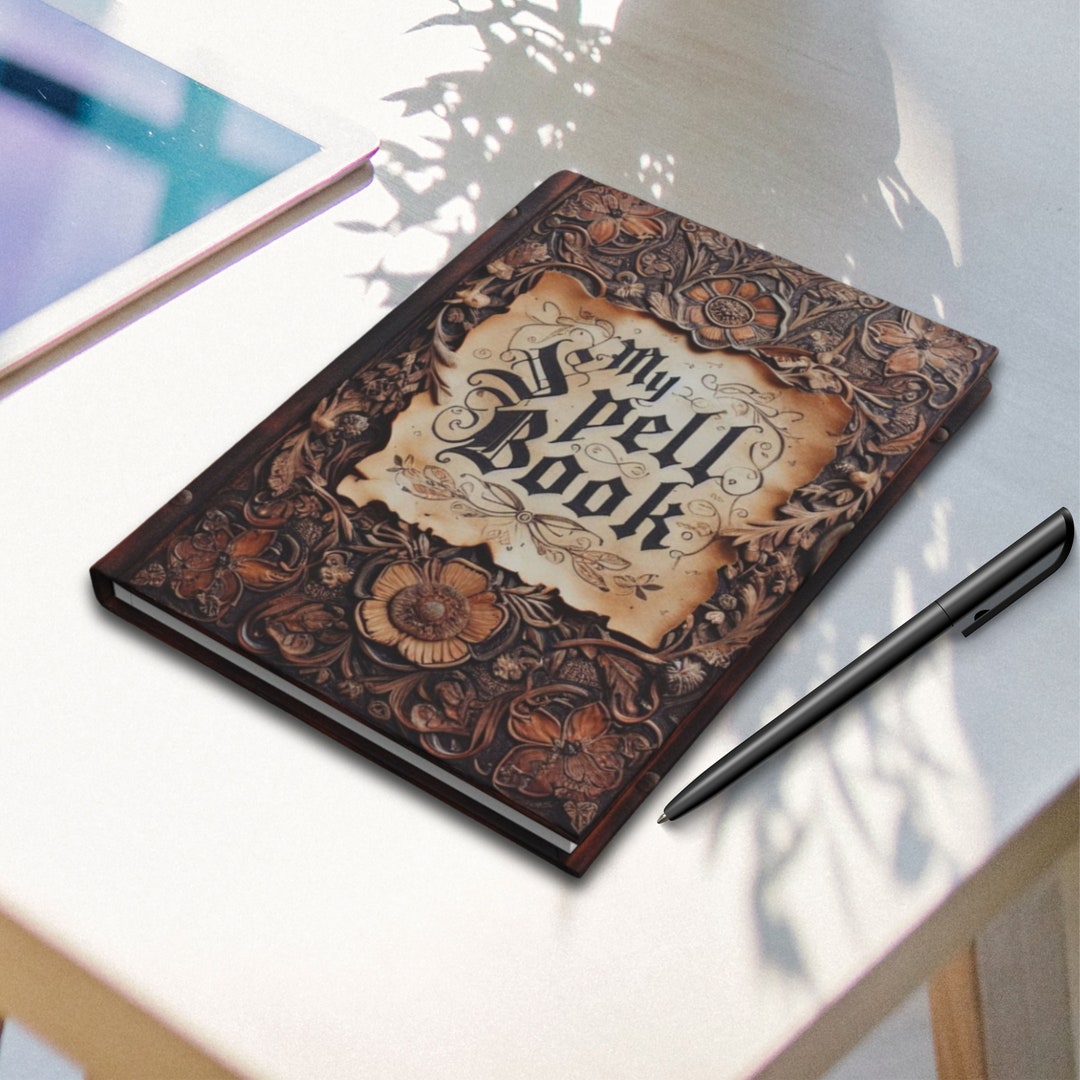 My Spell Book Journal: Dark Academia Matte Hardcover Writer's Notebook ...