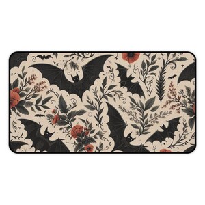 Cottagecore Bat Desk Mat: Spooky Goth Home Decor - Etsy