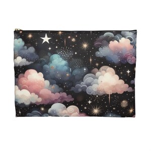 Pastel Midnight Clouds Pencil Case, Dark Cottagecore Accessories, October Vibes, Halloween Pouch ...