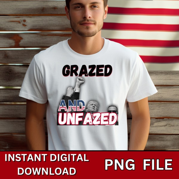 Trump Png Glazed and Unfazed - Etsy